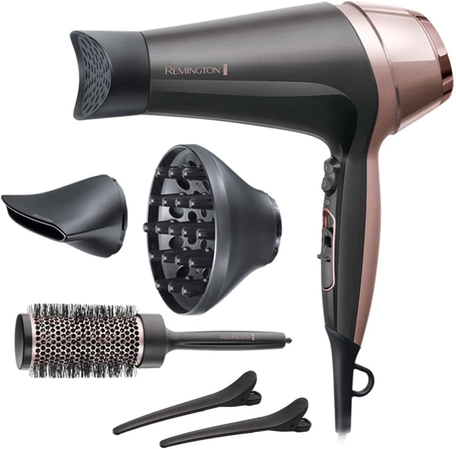 Remington Sèche-cheveux Ionique D5707 - Séchage Rapide et Coiffage ...