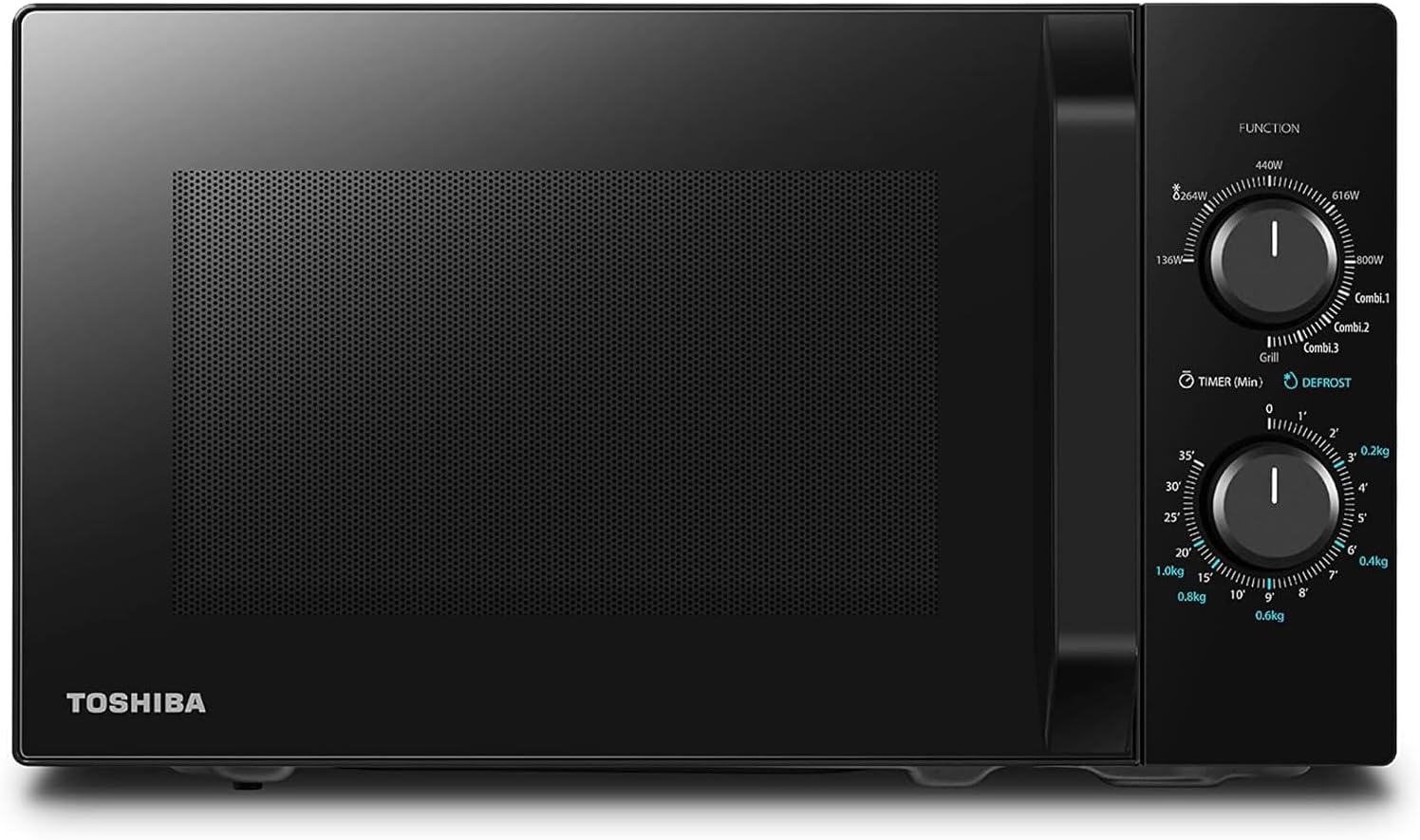 Toshiba MW2-MG20P(BK) : Four à micro-ondes 20L avec grill 3-en-1 au meilleur prix