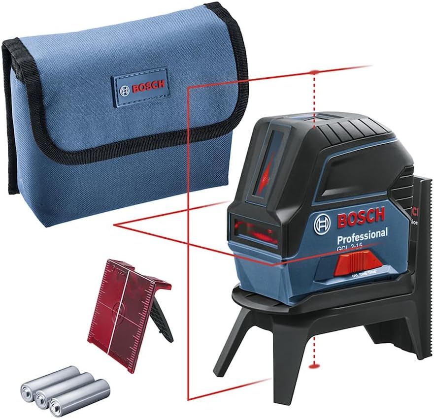 Bosch Professional GCL 2-15 - Laser Croix Rouge - Précision